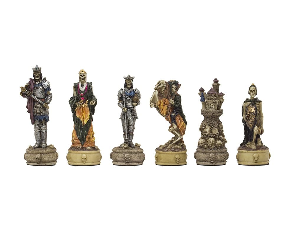 Exquisite Zombie Hand-Painted Chess Pieces by Italfama